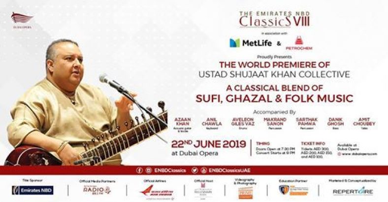 Ustad Shujaat Khan Live at Dubai Opera 2019, United Arab Emirates